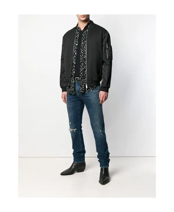 Saint Laurent Imitation Old Skinny Jeans
