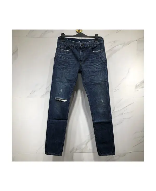 Saint Laurent Imitation Old Skinny Jeans