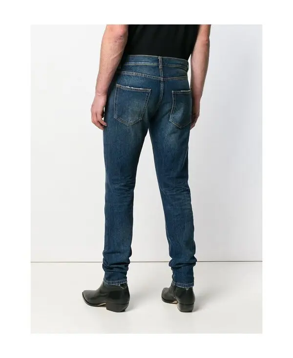 Saint Laurent Imitation Old Skinny Jeans