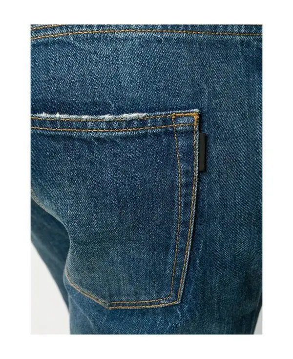 Saint Laurent Imitation Old Skinny Jeans