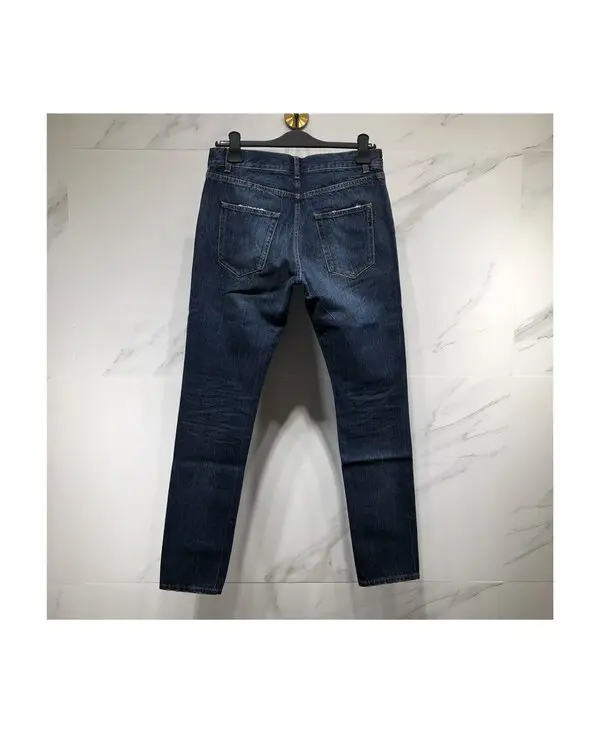 Saint Laurent Imitation Old Skinny Jeans