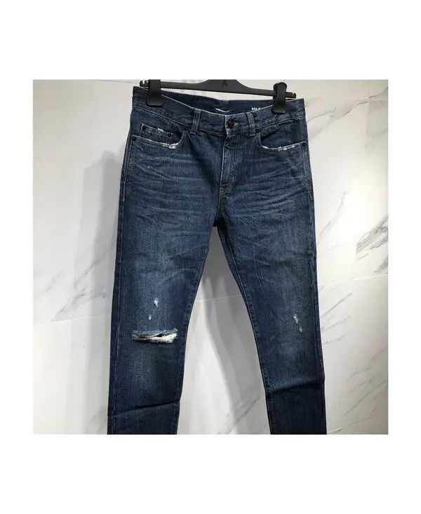 Saint Laurent Imitation Old Skinny Jeans