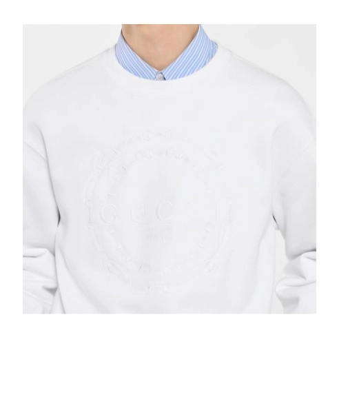 Gucci Firenze Equestrian Embroidered Jersey Sweatshirt