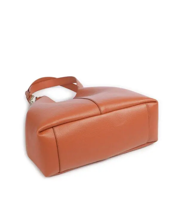 COCCINELLE C-easy Large Shoulder Bag - Orange