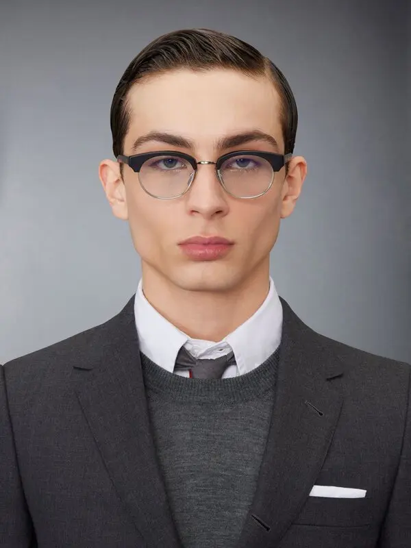 Thom Browne Oval-frame Eyeglasses