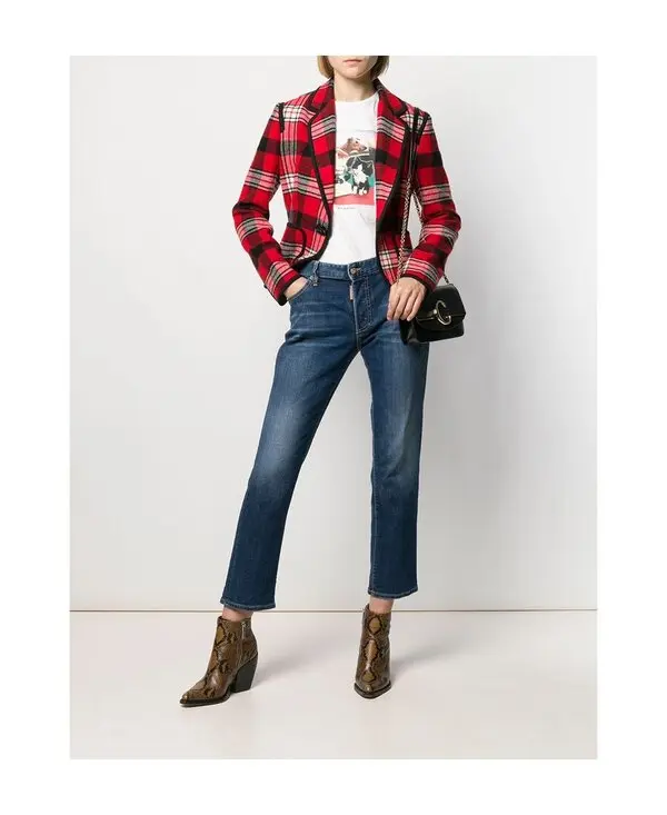 Dsquared2 Mid-rise Cropped Jeans