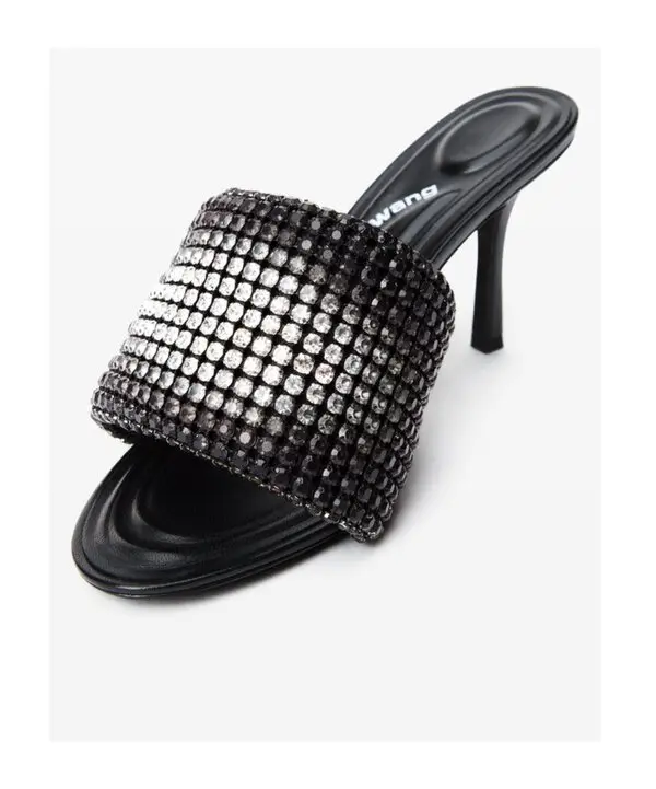 Alexander Wang Heiress Embellished Mules - Black