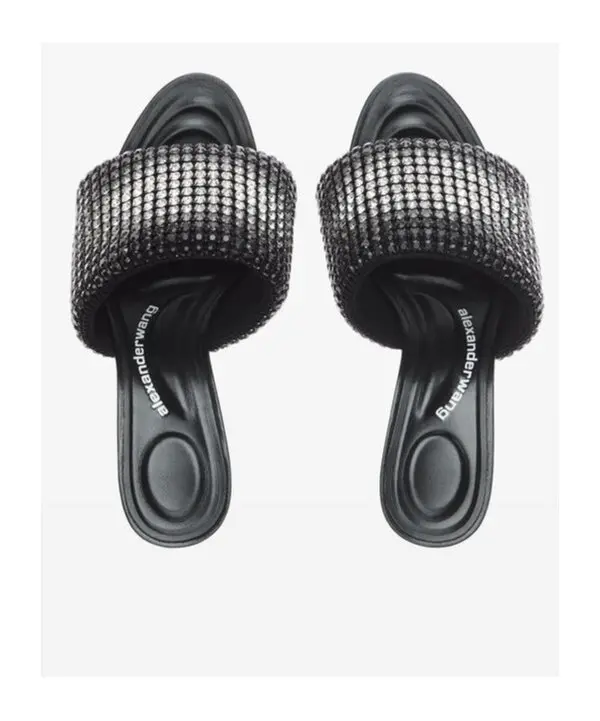 Alexander Wang Heiress Embellished Mules - Black