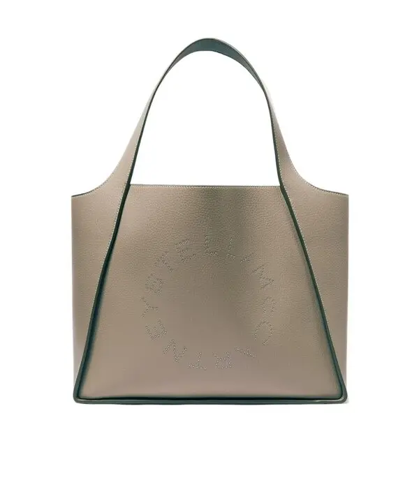 Stella McCartney Logo Perforated Tote Bag - Moos