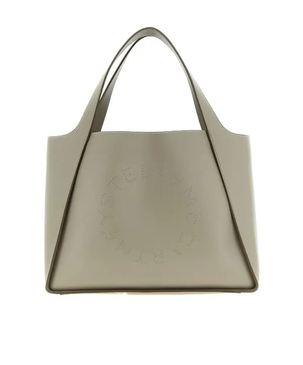 Stella McCartney Logo Perforated Tote Bag - Moos
