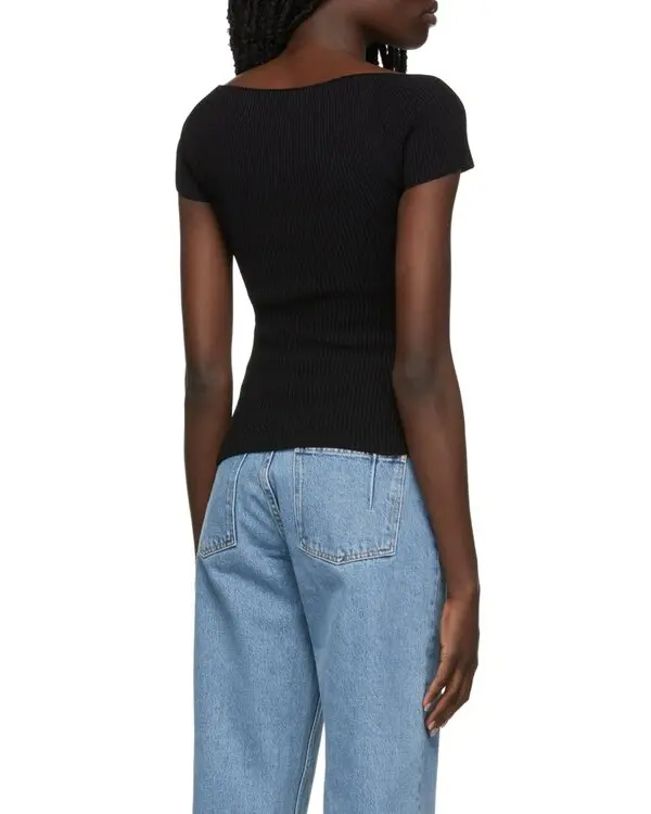 Khaite Ribbed Knit Top