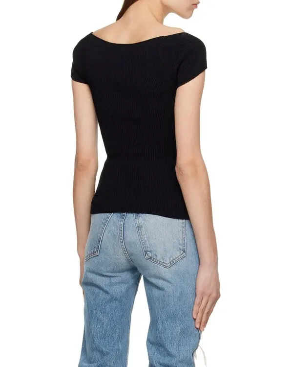 Khaite Ribbed Knit Top