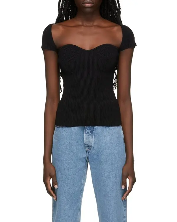 Khaite Ribbed Knit Top