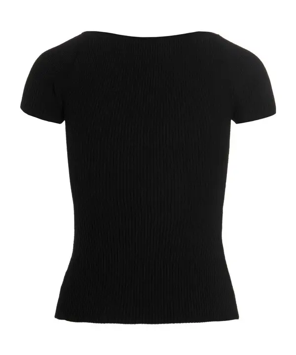 Khaite Ribbed Knit Top