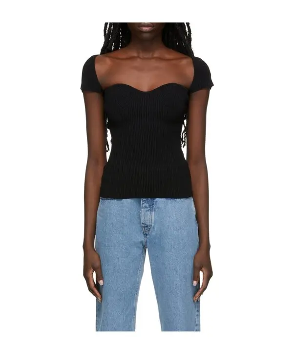 Khaite Ribbed Knit Top