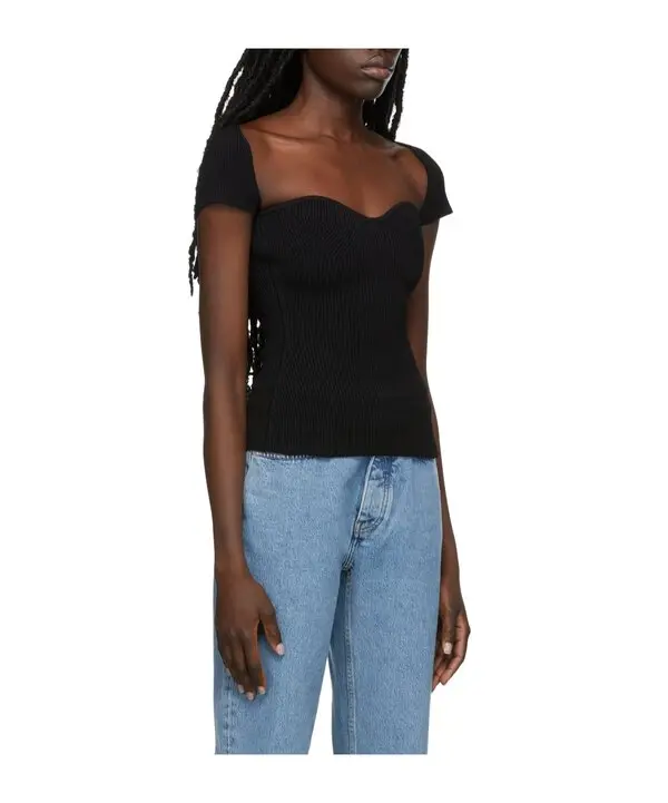 Khaite Ribbed Knit Top