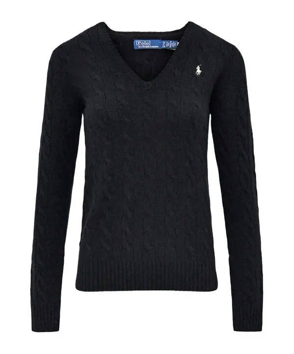 Polo Ralph Lauren Kimberly V-neck Jumper - Black