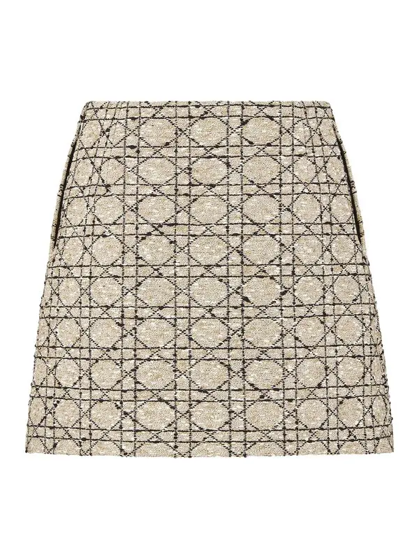 Dior Macrocannage Miniskirt