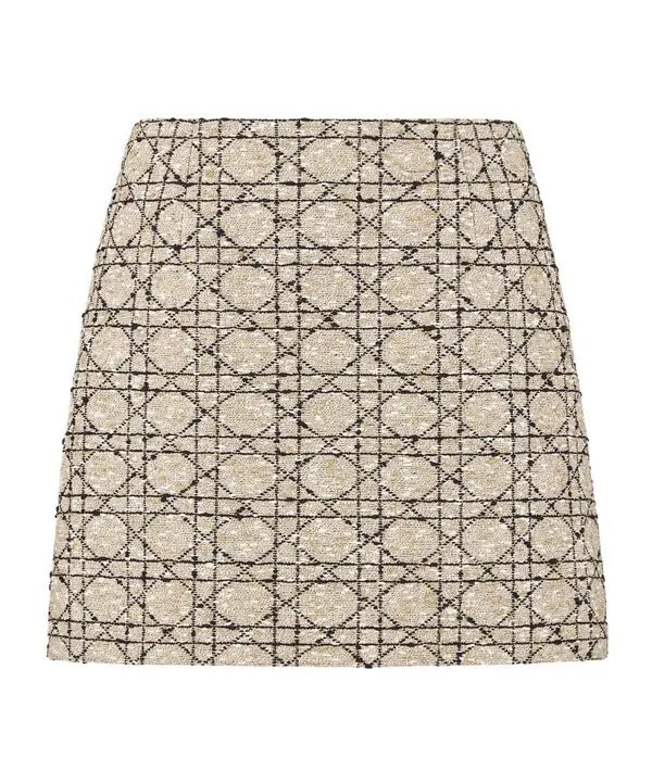 Dior Macrocannage Miniskirt