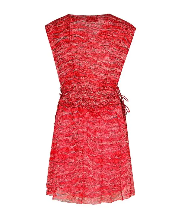 Isabel Marant Étoile V-neck Mini Dress With Side Bow Detail