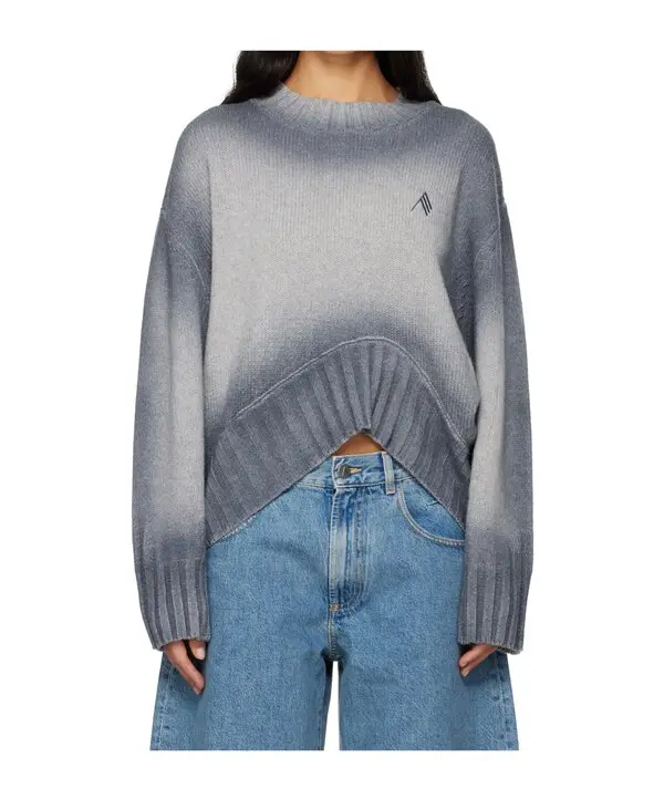 Attico Soft Knitted Jumper - Light Gray