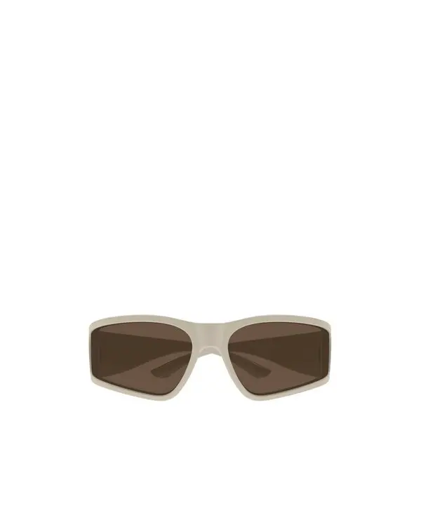 Balenciaga Shield Frame Sunglasses - Brown