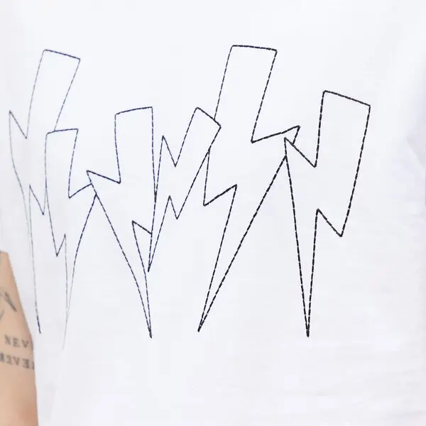 Neil Barrett Thunderbolt-print Crew-neck T-shirt