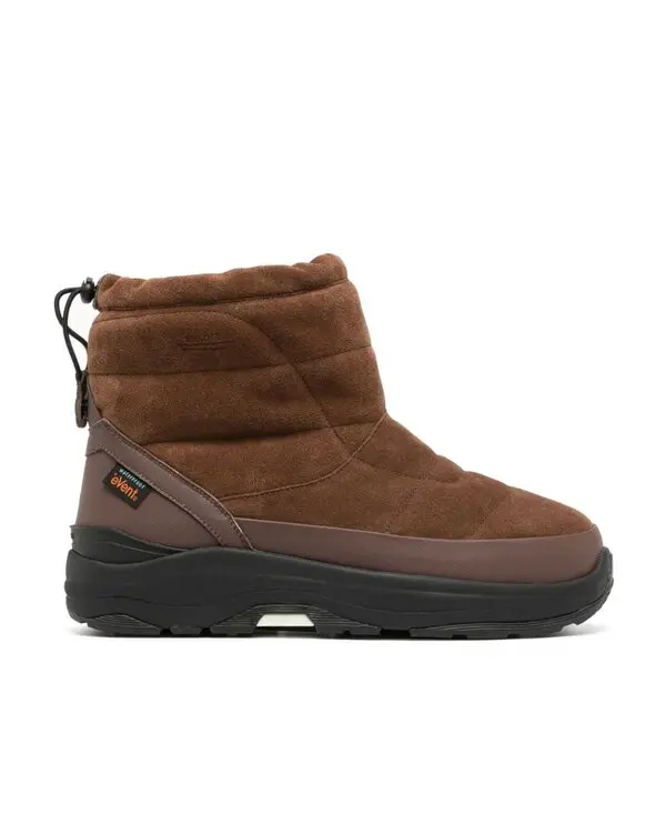 Suicoke Round Toe Boots With Logo Detailing And Thick Sole
