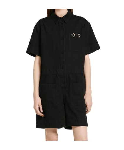 Gucci Horsebit Denim Jumpsuit