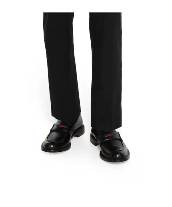 Gucci Web Detailed Loafers