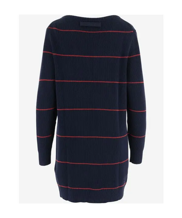 Victoria Beckham Striped Knit Dress