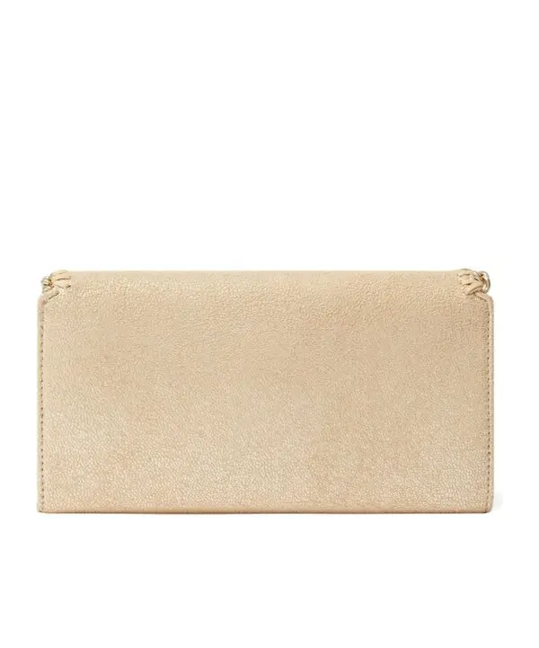 Stella McCartney Falabella Chain-detailed Wallet - Gold