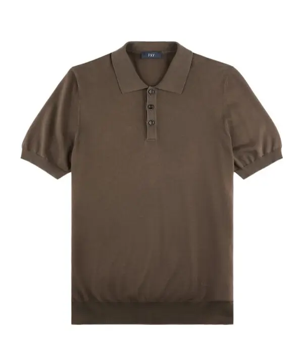 FAY Cotton Shirt - Brown