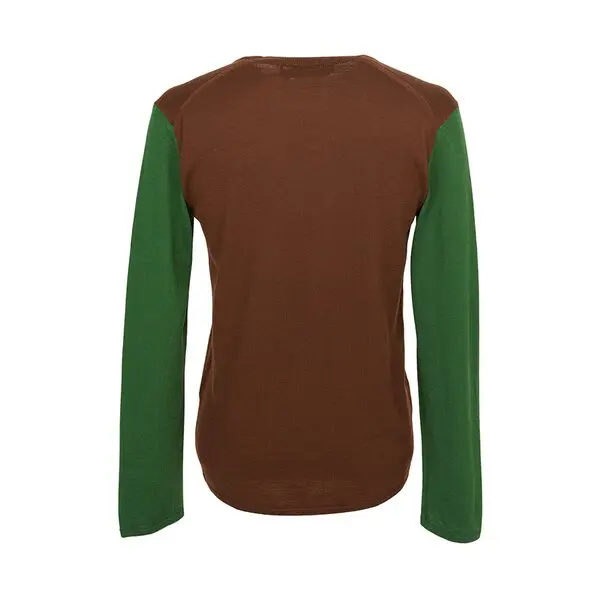 Comme Des Garçons Long Sleeve Crew Neck Sweater - Brown