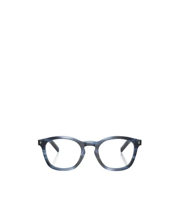 Prada Oval Frame Eyeglasses - Blue