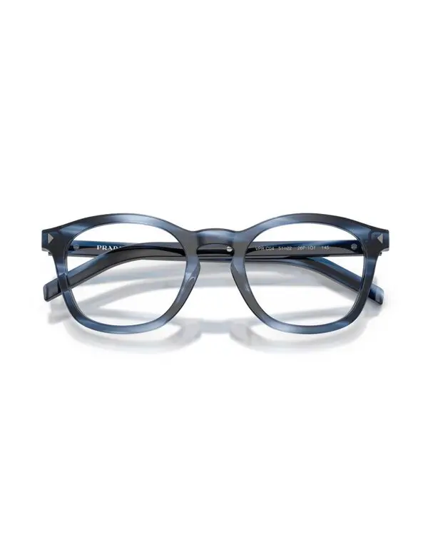 Prada Oval Frame Eyeglasses - Blue