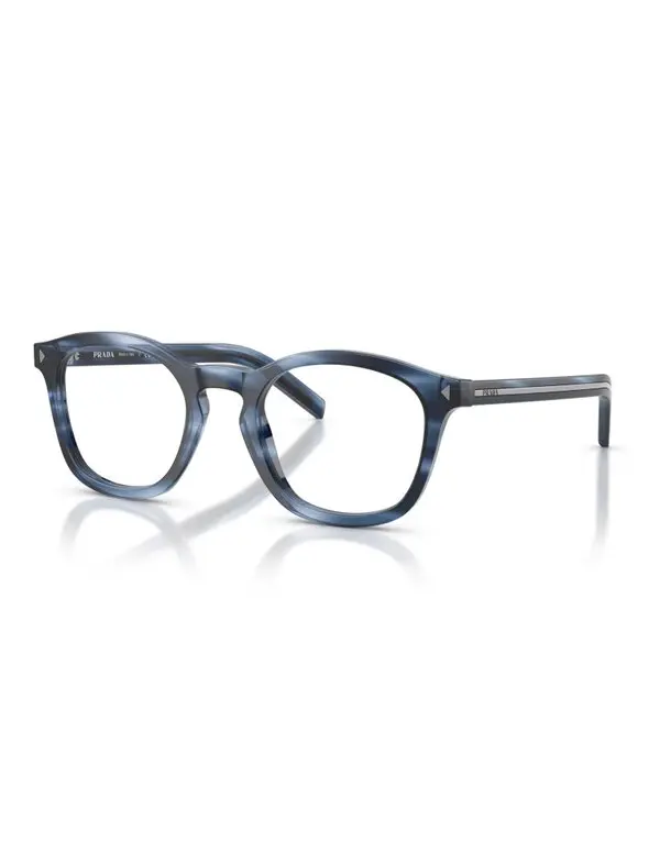 Prada Oval Frame Eyeglasses - Blue