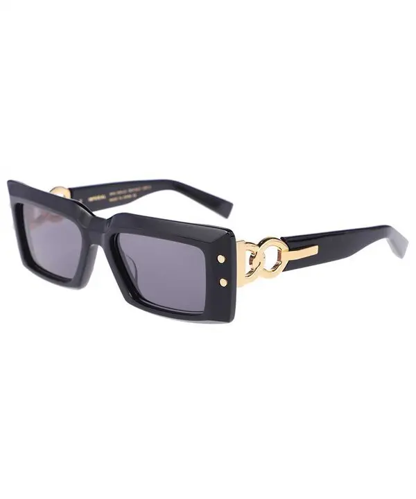 Balmain Imperial Square Frame Sunglasses - Black