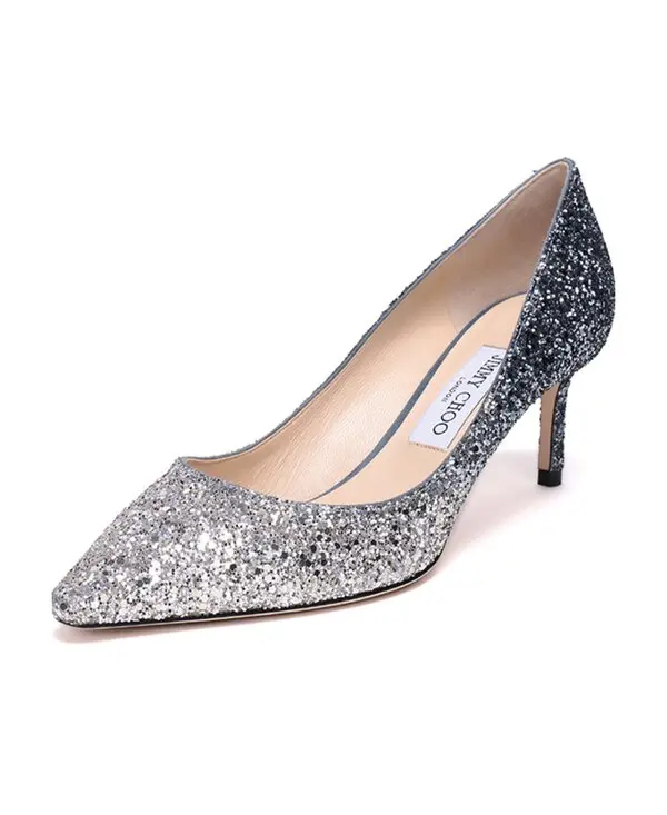 JIMMY CHOO Romy 60 Glitter Pumps - Multicolor