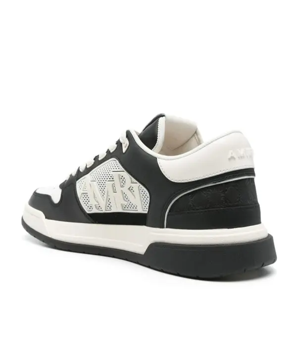 Amiri Logo Embossed Lace-up Sneakers - Black