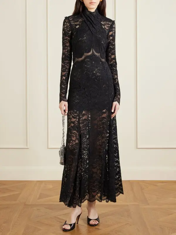 Rabanne Lace Midi Dress
