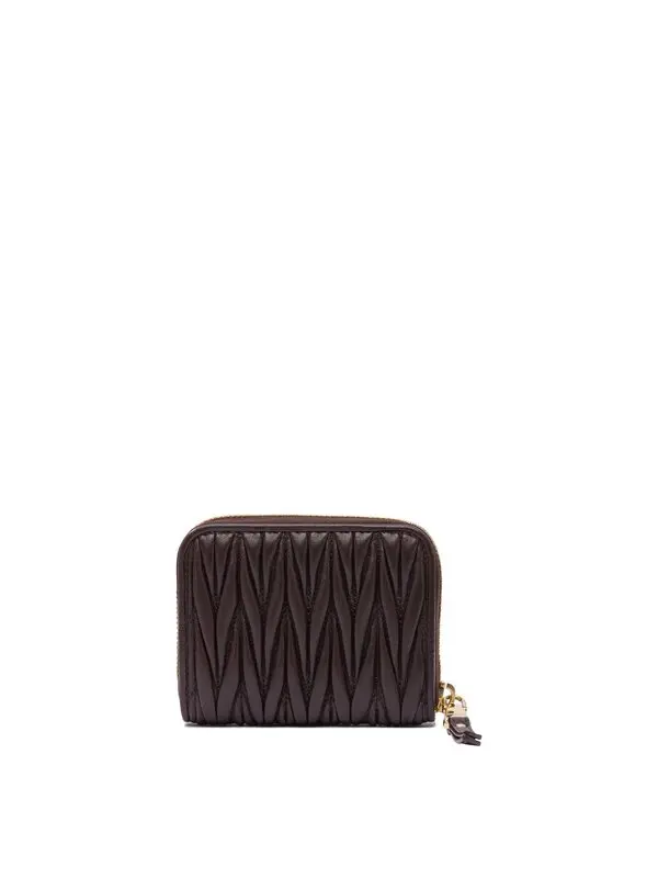 Miu Miu Zip Wallet - Black