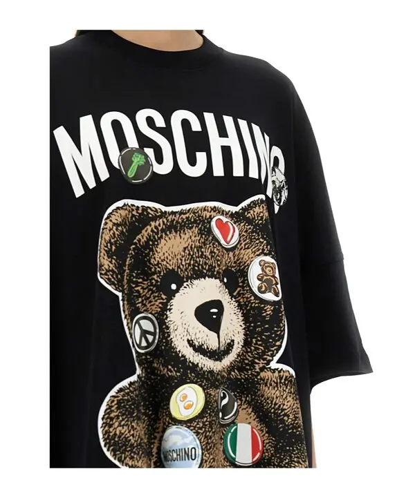 Moschino Teddy Bear Print Mini Dress