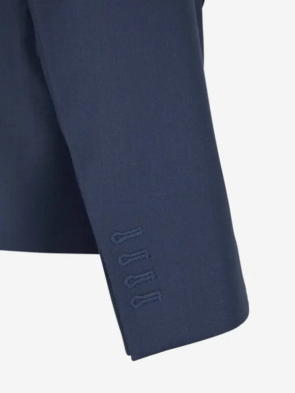 Victoria Beckham Single-breasted Blazer - Blue