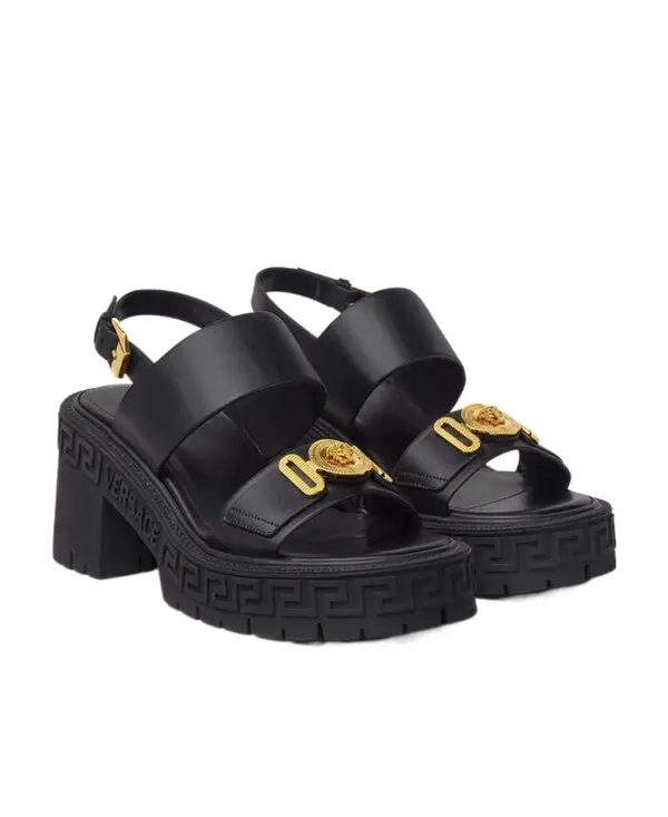 Versace Medusa Biggie High-heeled Sandals