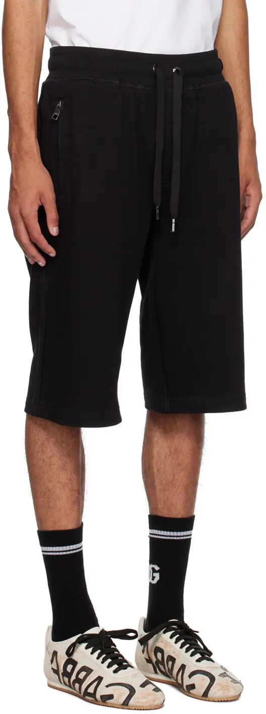 Dolce & Gabbana Thigh-length Drawstring Track Shorts