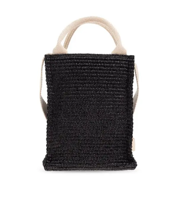 Marni Logo Embroidered Shoulder Bag
