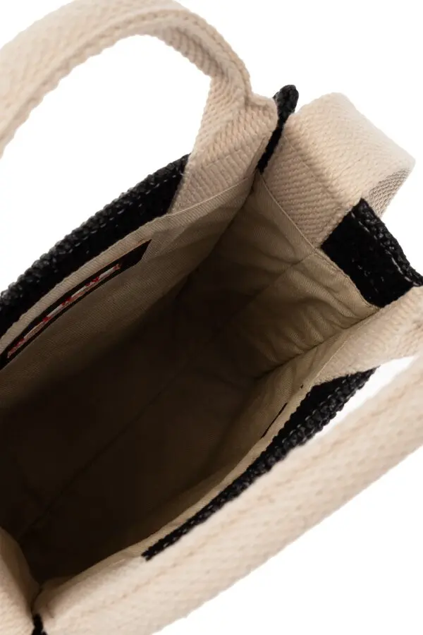 Marni Logo Embroidered Shoulder Bag