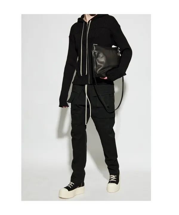 Rick Owens Drawstring Cargo Pants - Black
