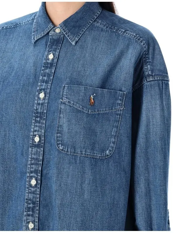 Polo Ralph Lauren Oversize Long Denim Shirt